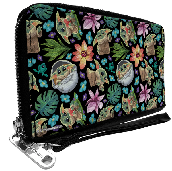 Star Wars The Child / Grogu Poses and Floral Collage Pull Around Walle ...